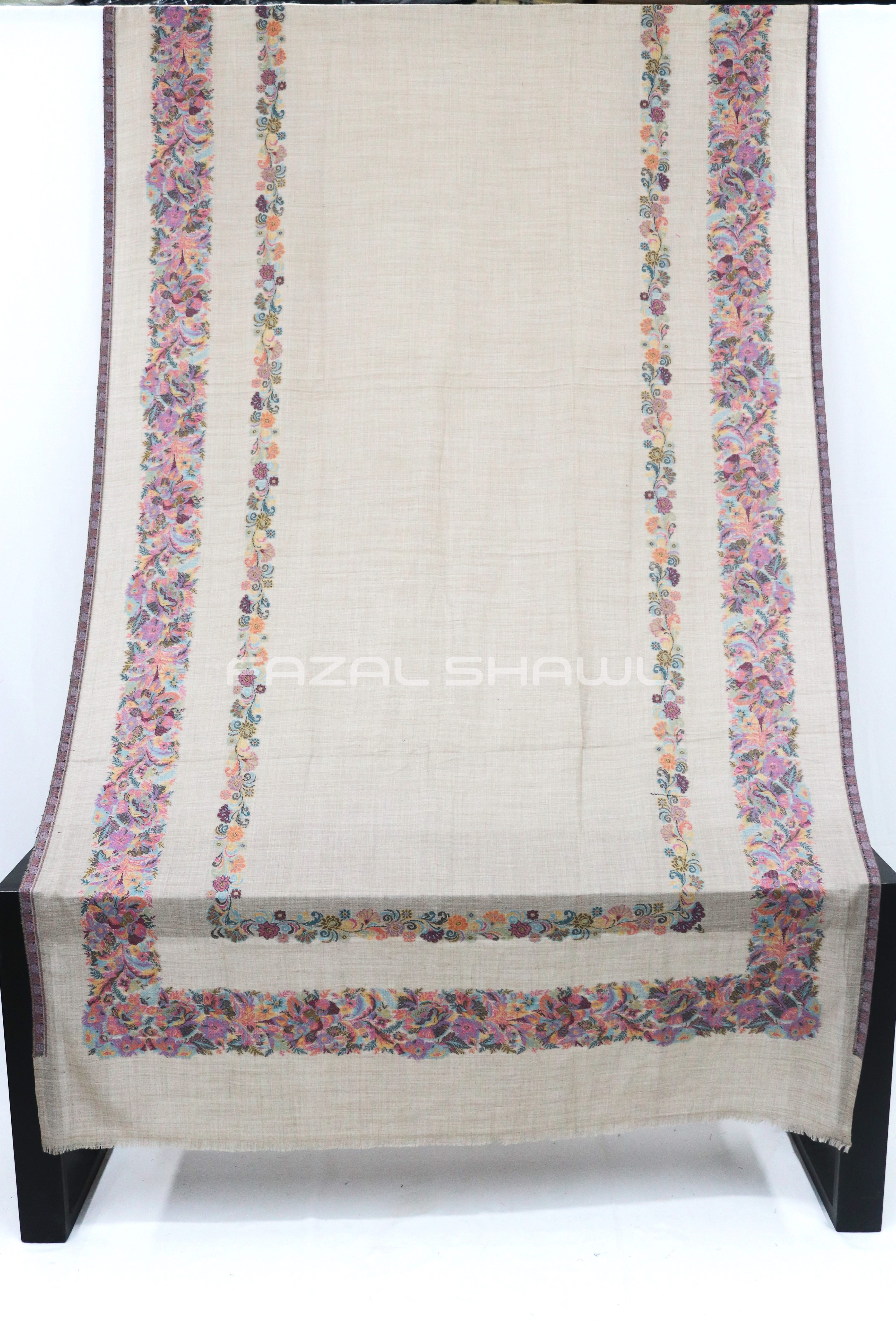 Double Kani Border – Fazal Shawl
