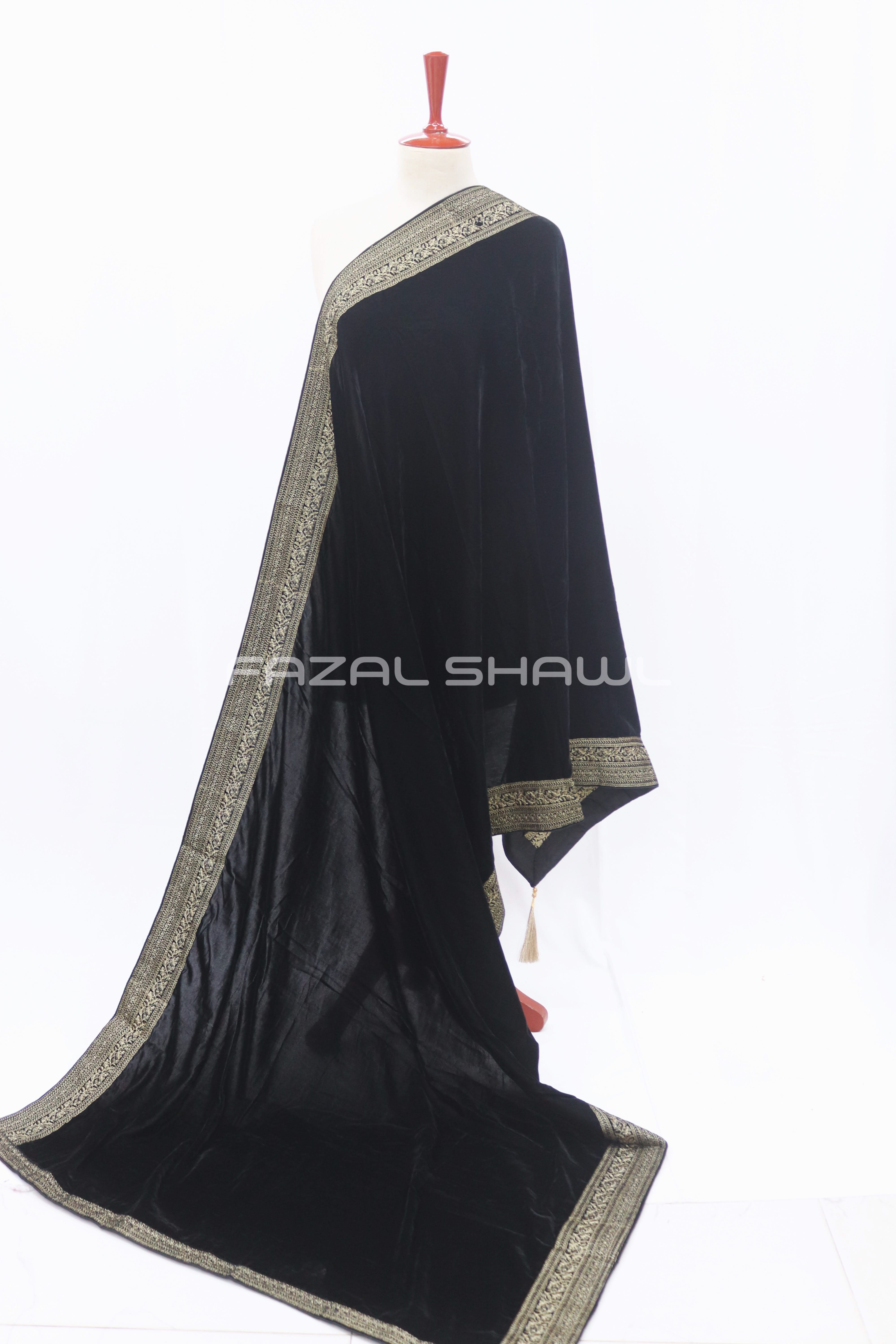 Golden Border – Fazal Shawl